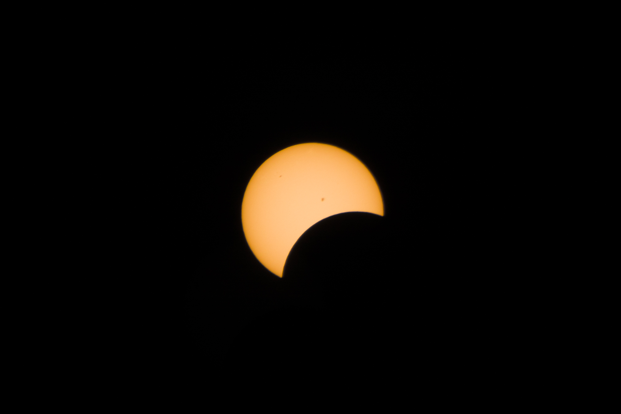 Digital Developments: The 2024 Solar Eclipse from Our House - Dane's Photography
